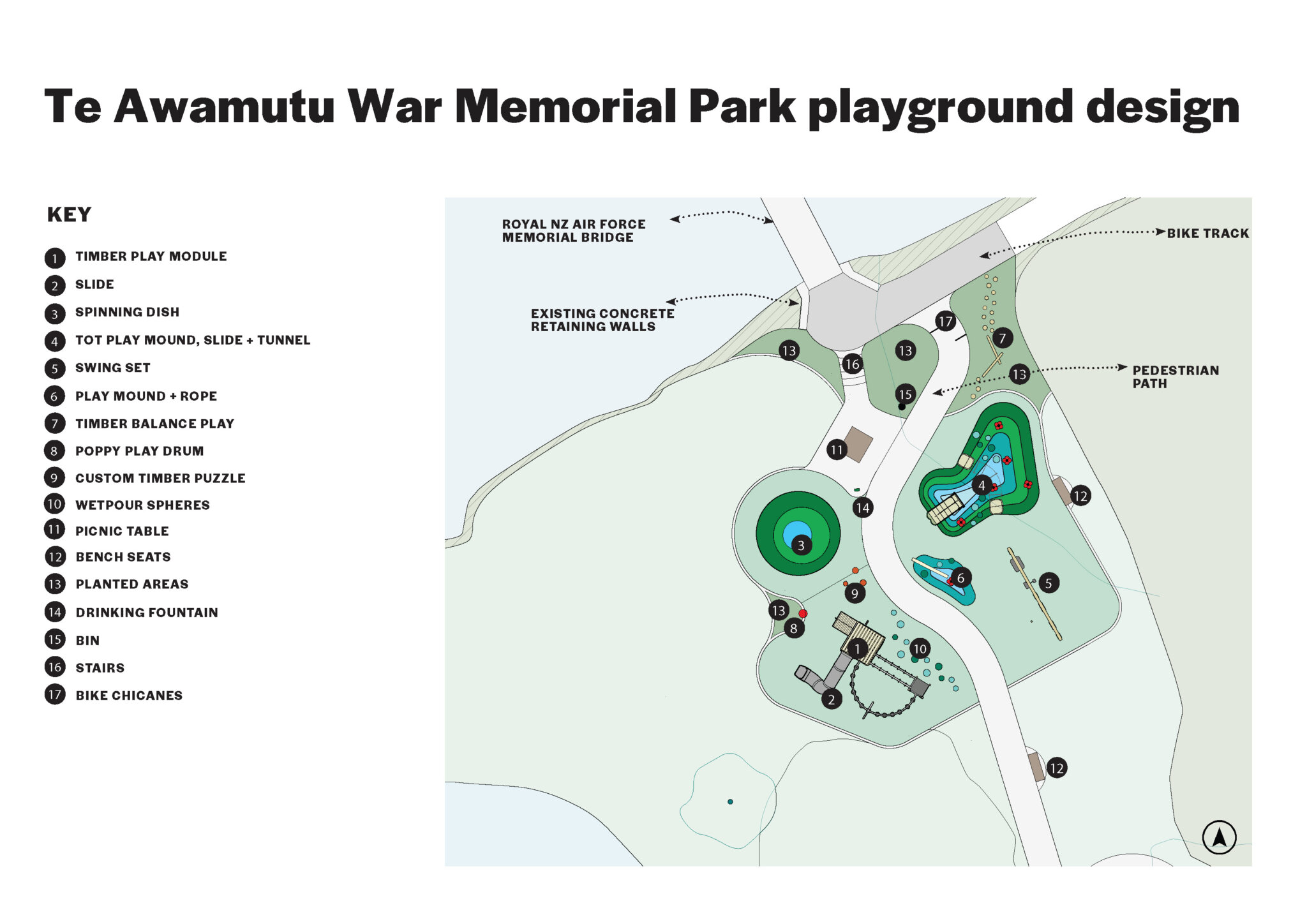 Memorial Park playground upgrade | Te Awamutu News
